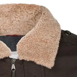 Brunello Cucinelli Detachable Shearling Collar Bomber Jacket - No