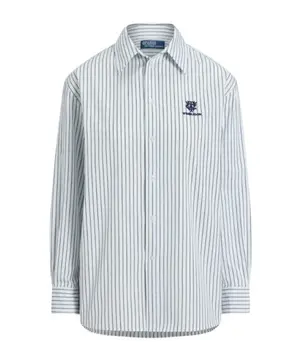 Polo Ralph Lauren Wimbledon Striped Cotton Shirt - White