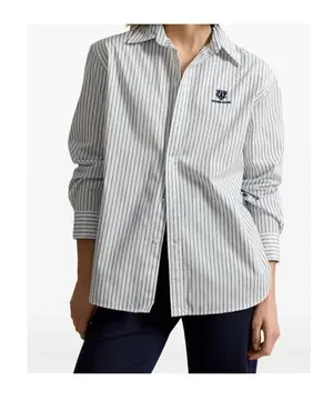 Polo Ralph Lauren Wimbledon Striped Cotton Shirt - White
