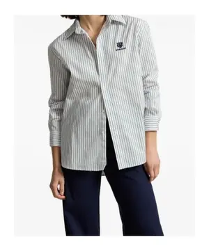 Polo Ralph Lauren Wimbledon Striped Cotton Shirt - White