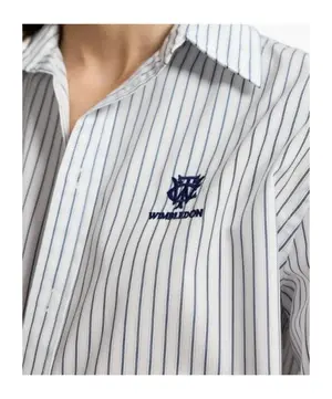 Polo Ralph Lauren Wimbledon Striped Cotton Shirt - White