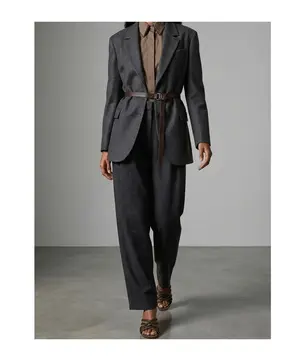Brunello Cucinelli Monile Double-pleat Trousers