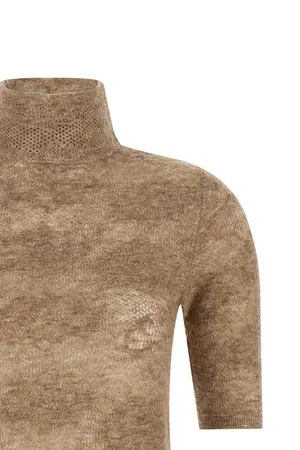 Brunello Cucinelli Openwork Short-sleeve Sweater