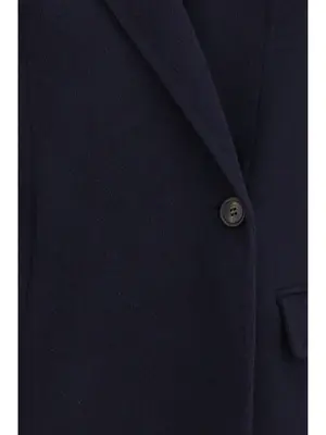 Brunello Cucinelli Single-breasted Merino Wool Jacket