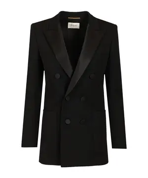 Saint Laurent Long-sleeved Casual Jacket - Black