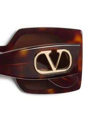 Valentino Garavani Oversized Square Frame Sunglasses