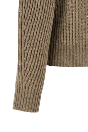 Brunello Cucinelli Crewneck Knitted Sweater