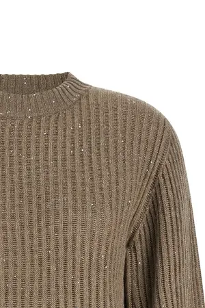 Brunello Cucinelli Crewneck Knitted Sweater