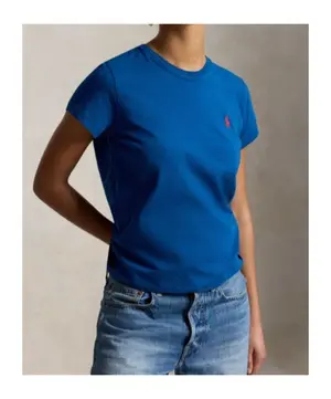 Polo Ralph Lauren Logo Embroidered Crewneck T-shirt - Blue