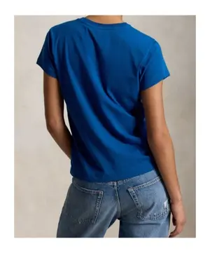 Polo Ralph Lauren Logo Embroidered Crewneck T-shirt - Blue