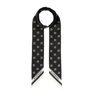 Givenchy Pointed Silk Scarf - Black