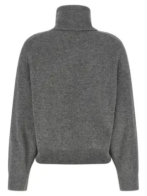 Brunello Cucinelli Monile Ribbed Sweater