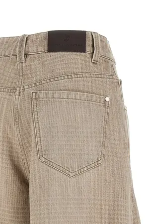 Brunello Cucinelli Monile-detail Wide Barrel Jeans