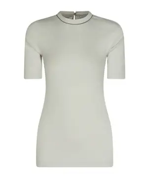 Brunello Cucinelli Crewneck Short-sleeved Top