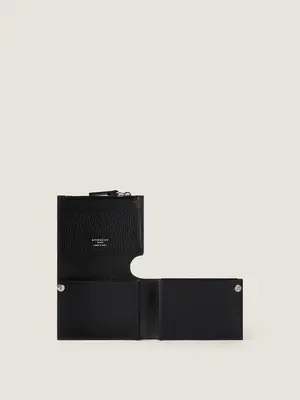 Givenchy Fold Wallet In Grained Leather
