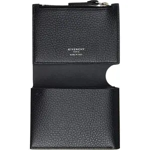 Givenchy Fold Wallet In Grained Leather
