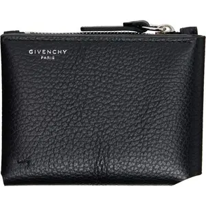 Givenchy Fold Wallet In Grained Leather