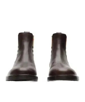 Burberry Leather Pembroke Boots