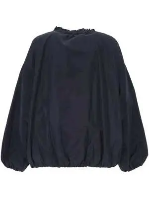 Max Mara Drawstring Neck Elasticated Hem Jacket - Ultramarine