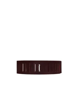 Alaïa Rectangular Large Belt In Nubuck