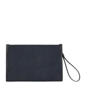 Etro Large Nylon Jacquard Pouch