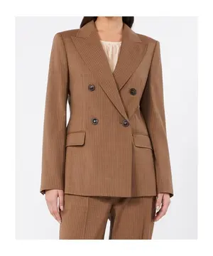 Max Mara Lapel Long-sleeved Suit Jacket