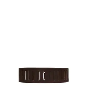 Alaïa Rectangular Large Belt In Nubuck