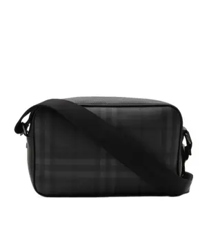 Burberry Checked Logo Messenger Bag