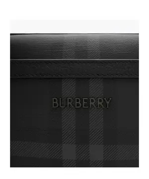 Burberry Checked Logo Messenger Bag