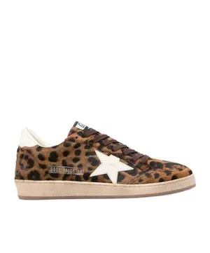 GOLDEN GOOSE Round-toe Low-top Casual Shoes - Brown