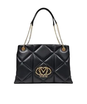 Moschino Geometric Quilted Pattern Shoulder Bag