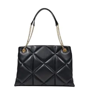 Moschino Geometric Quilted Pattern Shoulder Bag