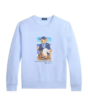 Polo Ralph Lauren Bear-print Sweatshirt - Blue