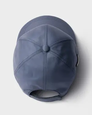 Prada Logo Plaque Baseball Cap - Blue