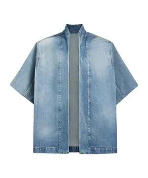 Alaïa Denim Reverse Jacket - Faded Blue