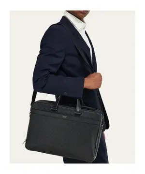 FERRAGAMO Monogram Briefcase
