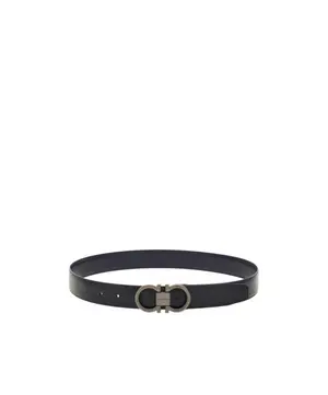 FERRAGAMO Reversible And Adjustable Gancini Belt