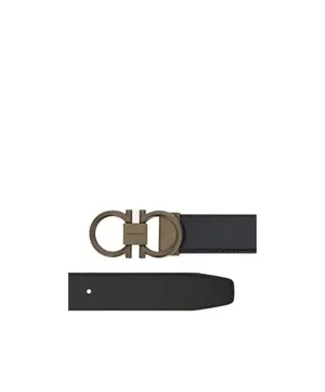 FERRAGAMO Reversible And Adjustable Gancini Belt