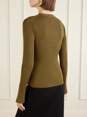 Proenza Schouler Nir Ribbed-knit Top