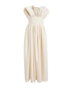 Khaite Strapless Dress - Cream