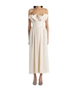 Khaite Strapless Dress