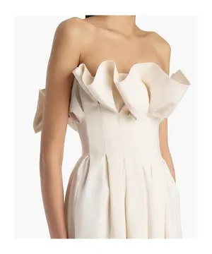 Khaite Strapless Dress