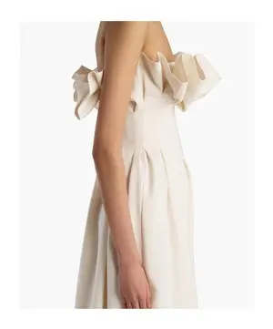 Khaite Strapless Dress