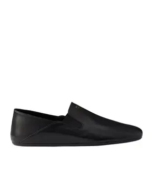 Prada Leather Loafers - Black