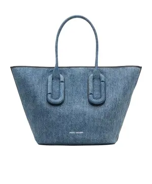 Marc Jacobs Babe Tote In Denim - Blue