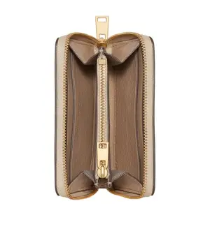 Tory Burch Small Charlie Quilted Zip-around Wallet