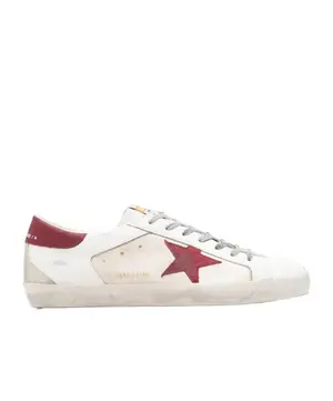 GOLDEN GOOSE Super-star Distressed-effect Sneakers - White