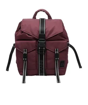 GANNI Flap Backpack - Red