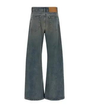 MAISON MARGIELA Distressed Wide Leg Jeans
