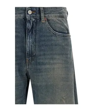 MAISON MARGIELA Distressed Wide Leg Jeans